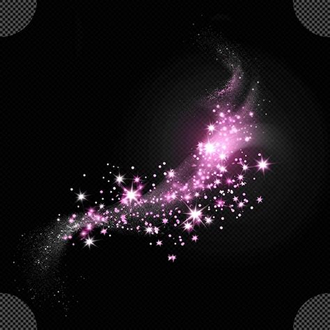 premium psd magic particles light effect
