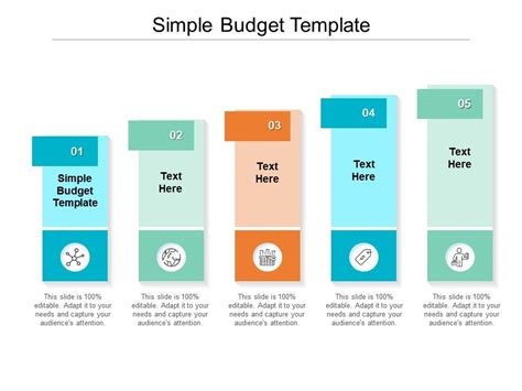 Simple Budget Template Ppt Powerpoint Presentation Icon Graphics Cpb Presentation Graphics