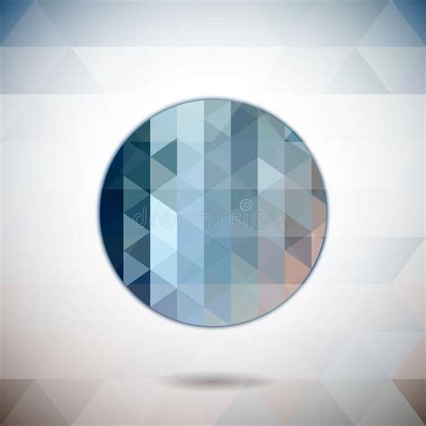 Vector Illustration Abstract 3d Geometric Polygonal Triangular Pattern In Molecule Structure