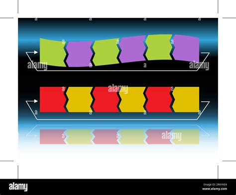 An Image Of A Chevron Chart Stock Vector Image Art Alamy