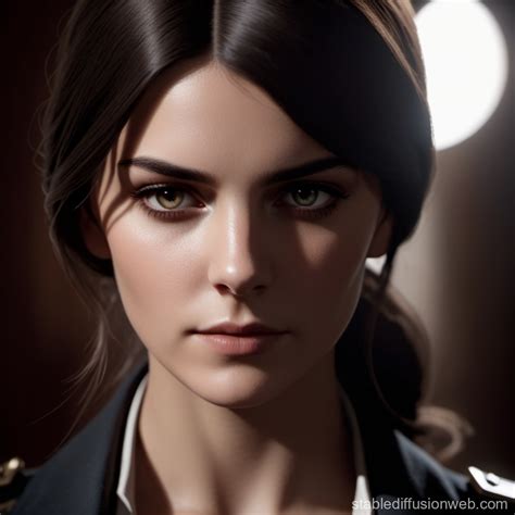 18 Year Old Girls Dishonored Style Portrait Stable Diffusion Online