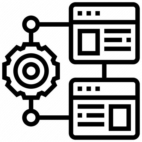 Algorithm Database Processing System Workflow Icon Download On Iconfinder