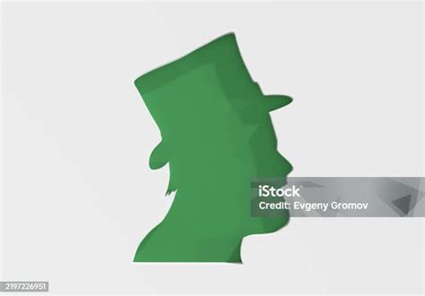 성 패트릭의 날 레프리콘 초상화 성 패트릭 데이 캐릭터 레프러콘 와 턱수염 모자 광고용 엘프 캐릭터 아일랜드 국경일 3d 렌더링 3월에 대한 스톡 사진 및 기타 이미지