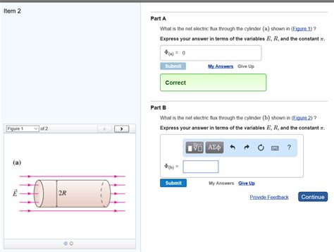 solved what is the net electric flux through the cylinder
