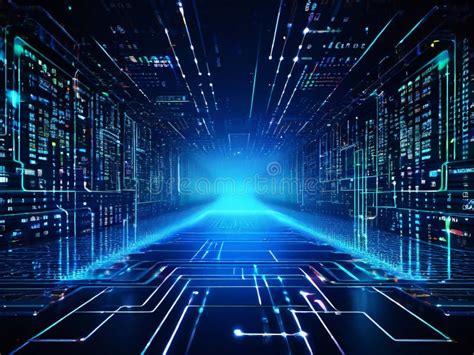 Digital Background Perfect For Tech Processes Neural Networks