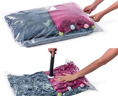 Вакуумний пакет вакумні пакети 70 х 100 см для зберігання і транспортування речей із клапаном