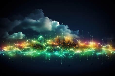 Premium Ai Image Abstract Background Technology Cloud Networking