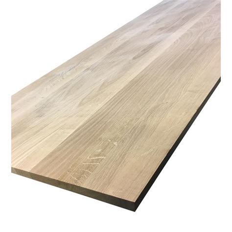 Panneau Lamellé Collé Ab Chêne Massif Ep 40 Mm X L 2200 Mm