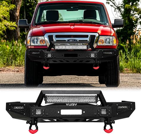 Tioyar Front Bumper Black Texture Compatible With 1998 2011