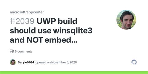 uwp build should use winsqlite3 and not embed e sqlite3 dll · issue 2039 · microsoft appcenter