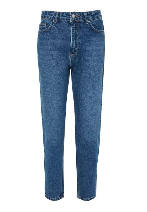 Buy Trendyol High Waist Mom Jeans Online Zalora Malaysia