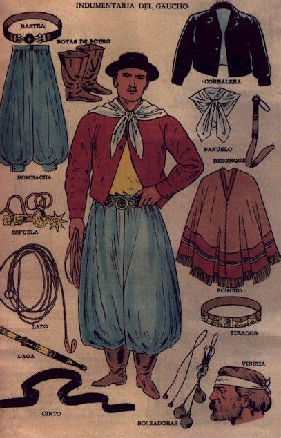 36 Trajes Típicos De Gaucho Y Paisanas De Argentina Ideas In 2021