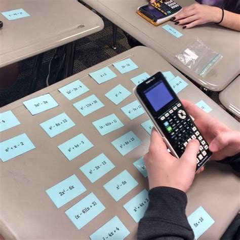 Zero Game To Introduce Factoring Quadratics Math Love