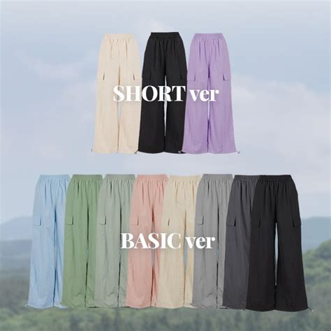 핫핑 1만장돌파10컬러 숏버전추가 Made 리뉴얼 나일론 투웨이 밴딩 카고팬츠44~110베스트 나일론조거 데일리 밴딩투웨이 빅사이즈 체형커버 빅사이즈조거팬츠