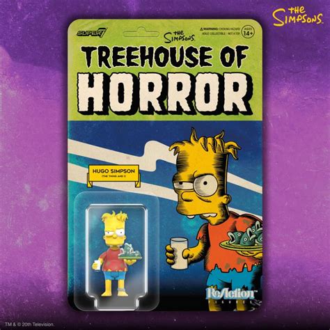 The Simpsons Hugo Bart Simpson Treehouse Of Horror Reaction Ecollectibles