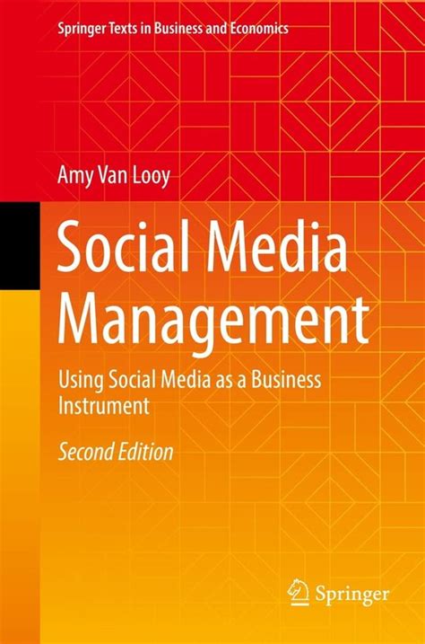 Springer Texts In Business And Economics Social Media Management Ebook Amy Van
