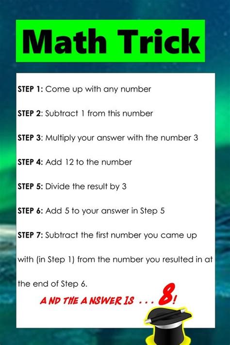 I Will Predict Your Number Math Calculator Magic Trick Artofit