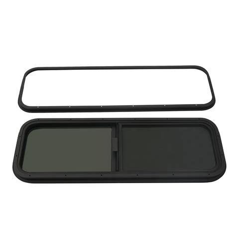 YYBUSHER Horizontal Sliding Black RV Window Wayfair