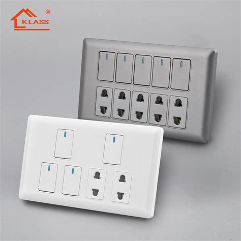 Electrical Universal Multi Wall Switch Socketswitch Socket Outlet With OEM American Standard