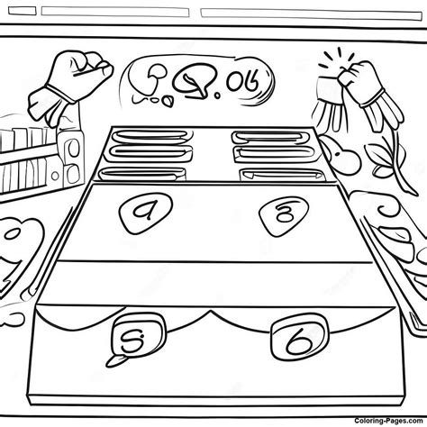 Interactive Savings Progress Tracker Coloring Page Coloring