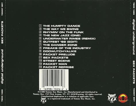 Sex Packets By Digital Underground CD TNT Records In Oakland Rap The Good Ol Dayz