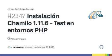 instalación chamilo 1 11 6 test en entornos php · issue 2347 · chamilo chamilo lms · github