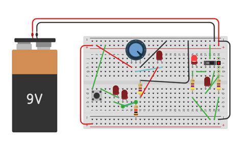 Circuit Design Circuito Tri Tinkercad