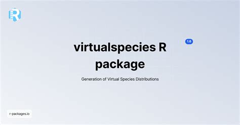 Virtualspecies R Package Documentation R Packages