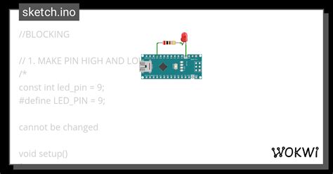 Led Blink Wokwi Esp32 Stm32 Arduino Simulator