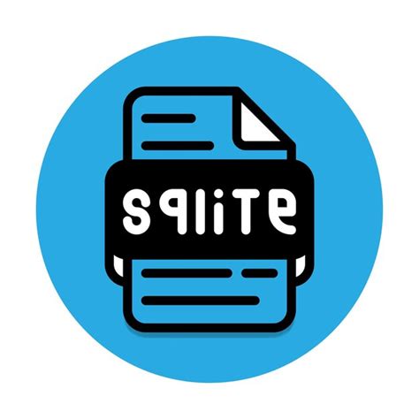 Tipo De Archivo Sqlite Icono Formato De Archivos O íconos De Extensión