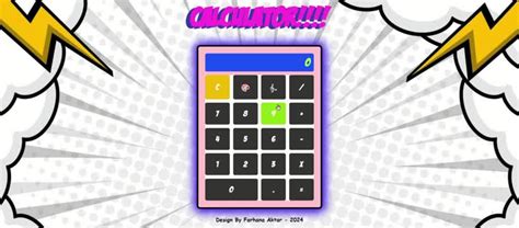 How I Designed A Calculator Using Javascript Farhana Aktar Posted On