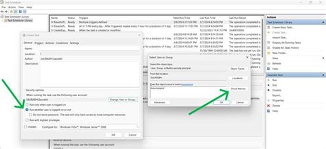 fix operator refused the request error in windows task scheduler