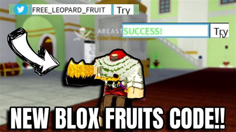 Blox Fruits Code 🌟 New Blox Fruits Code Give Mythical Fruit Youtube