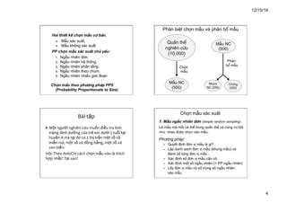 CHỌN MẪU VÀ CỠ MẪU TRONG NGHIÊN CỨU Y HỌC PDF