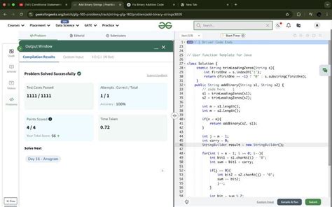 Gfg160daysofcode Java Codingchallenge Geeksforgeeks 100daysofcode Kolla Sai Vivek