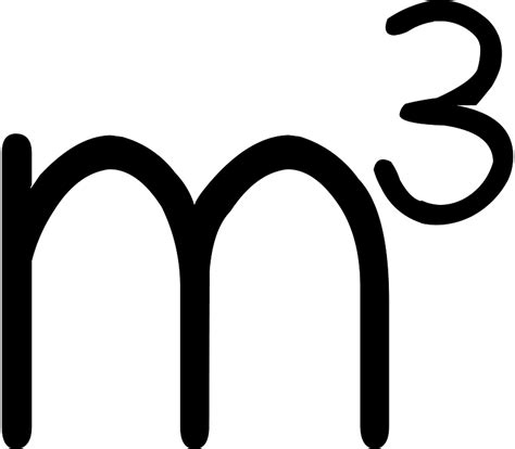 Cubic Meter Icon Free Download Transparent PNG Creazilla