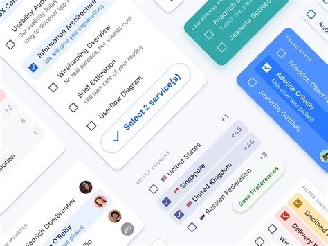 react and figma ui kit selection checkbox by roman kamushken for