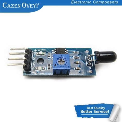 【booming】 4 Pin Ir Flame Detection Sensor Module Fire Detector Infrared