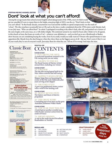 Classic Boat Magazine Dec 23 Back Issue
