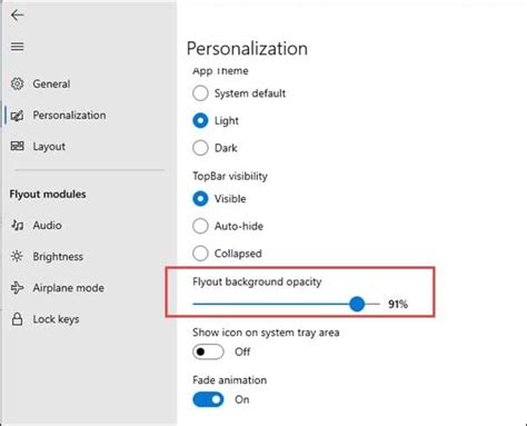 Flyouts For Windows Making Your Pc Look Good