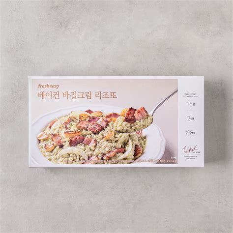 프레시지 베이컨 바질크림 리조또 630g 믿고 사는 즐거움 Ssgcom 프레시지 베이컨 바질크림 리조또 630g 믿고 사는 즐거움 Ssgcom