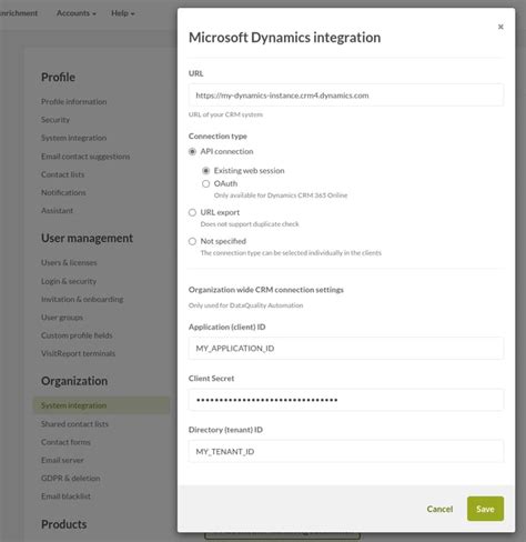 How To Configure Dataquality Automation To Use Shared Crm Connections For Microsoft Dynamics
