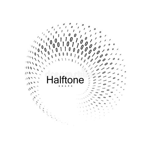 Streaming Binary Code 3d Vector Shape Stock Vector Illustration Of