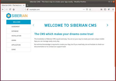 How To Install Siberian CMS With Apache On Ubuntu Linux Geek Rewind