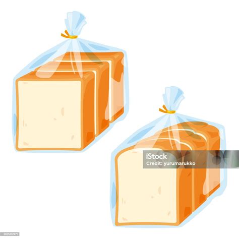 Packet Of White Bread Stock Illustration Download Image Now Bread Plastic White Bread Istock