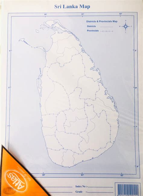 Sri Lankan Map Pack 100 Sheets Districts And Provinces Divided Daraz Lk