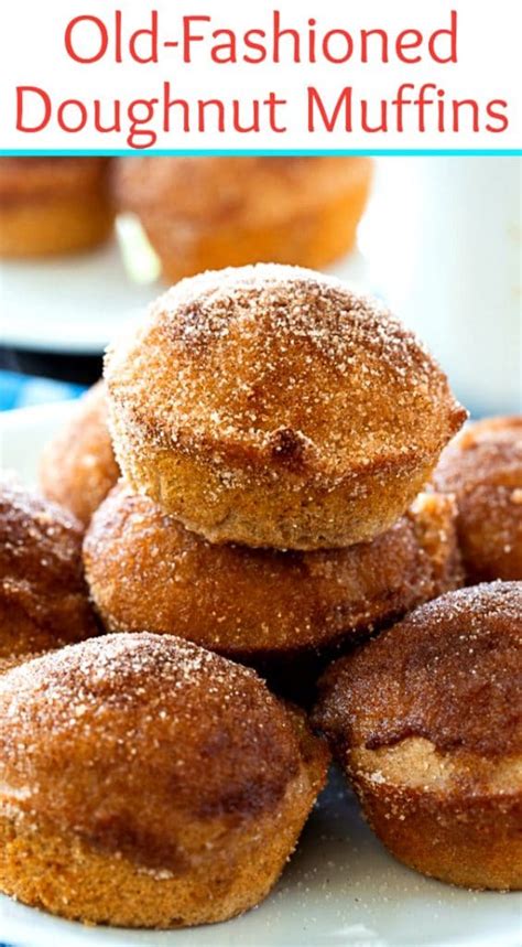 Old Fashioned Doughnut Muffins Spicy Southern Kitchen