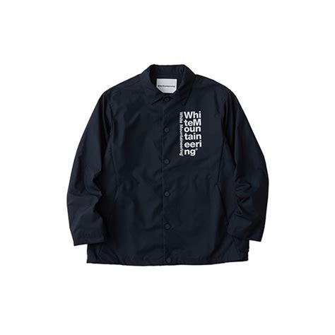 Twill Coach Jacket Navy Locus