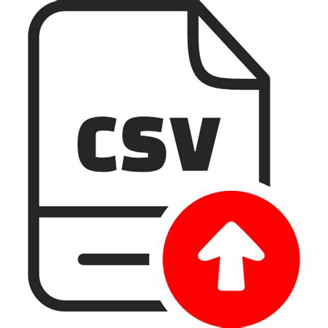 Upload Csv Icon Svg Vector And Png Free Download Uxwing