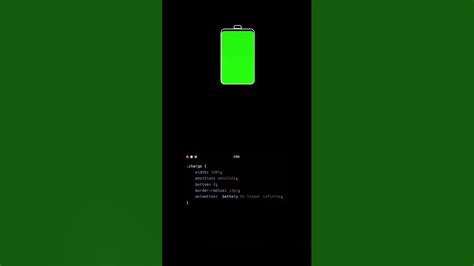 Battery 🔋 Percentage Using Html And Css Youtube